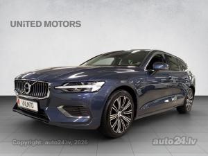 Pelēks Volvo V60 2022 Tallina, ar dzinēja tilpumu 2.00 L un nobraukumu 39 tūkst. km par 35990 €, foto  vietnē AUTOMOTO.COM.LV