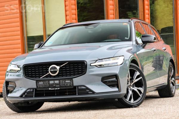 Pelēks Volvo V60 2022 Tukums, ar dzinēja tilpumu 2.00 L un nobraukumu 191 tūkst. km par 18990 €, foto 2 vietnē AUTOMOTO.COM.LV
