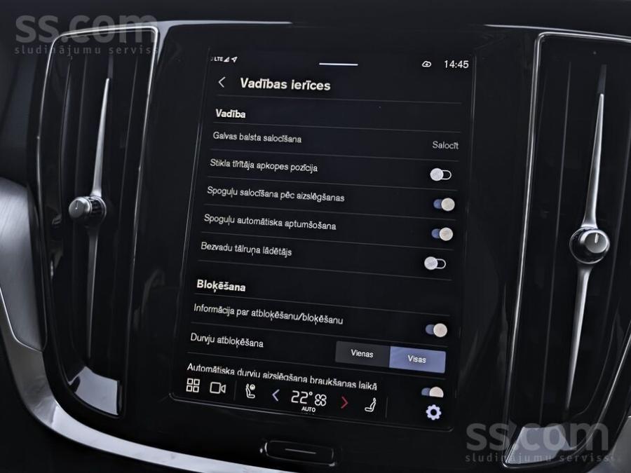 Серый Вольво B60 2022 в Тукумс, объемом двигателя 2.00 л и пробегом 219 тыс. км за 18880 €, фото 17 на AUTOMOTO.COM.LV
