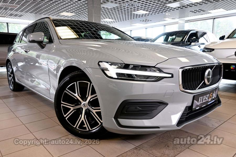 Grey Volvo V60 2024 in Tallinn, with an engine capacity of 2.00 L and mileage of 49 thousand km for 34990 €, photo 1 on AUTOMOTO.COM.LV