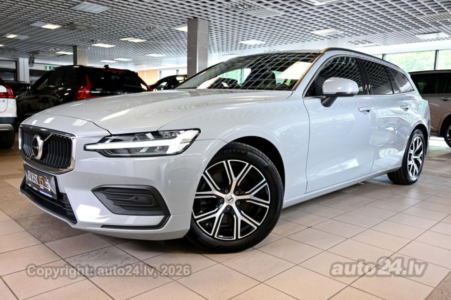 Grey Volvo V60 2024 in Tallinn, with an engine capacity of 2.00 L and mileage of 49 thousand km for 34990 €, photo 5 on AUTOMOTO.COM.LV