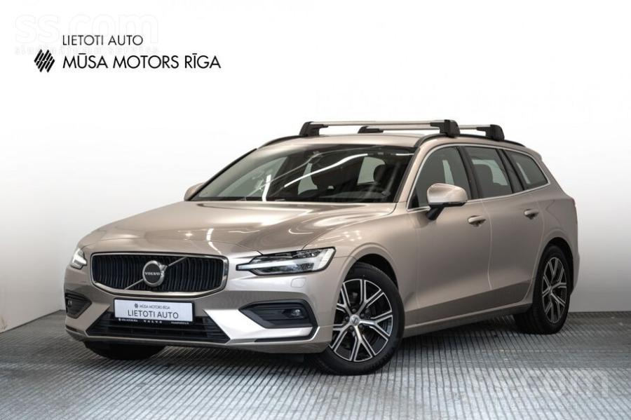 Grey Volvo V60 2024 in Riga, with an engine capacity of 2.00 L and mileage of 29 thousand km for 30900 €, photo 1 on AUTOMOTO.COM.LV