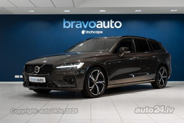 Grey Volvo V60 2024 in Tallinn, with an engine capacity of 2.00 L and mileage of 24 thousand km for 38900 €, photo 1 on AUTOMOTO.COM.LV