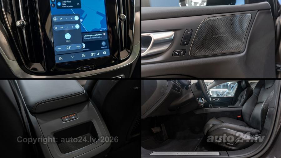 Grey Volvo V60 2024 in Tallinn, with an engine capacity of 2.00 L and mileage of 24 thousand km for 38900 €, photo 11 on AUTOMOTO.COM.LV