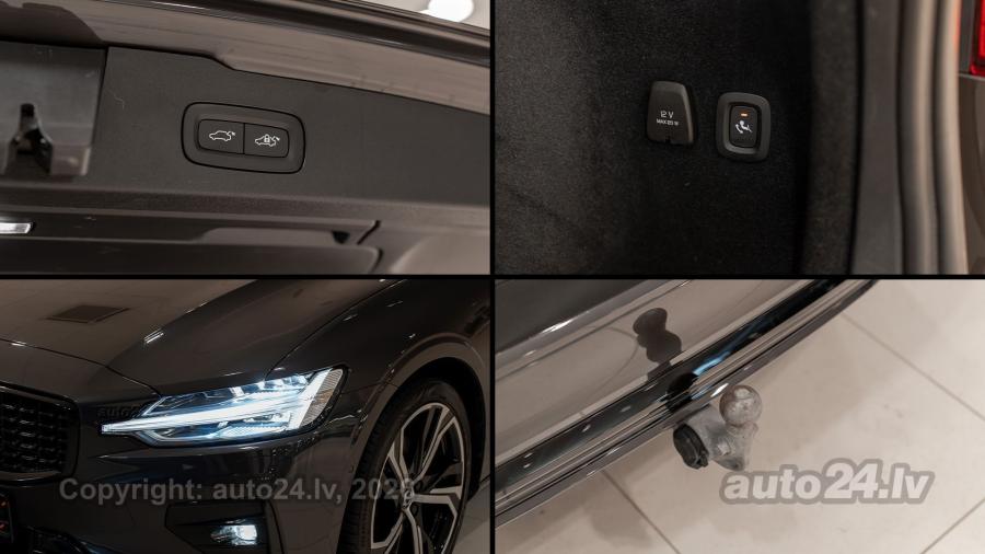 Grey Volvo V60 2024 in Tallinn, with an engine capacity of 2.00 L and mileage of 24 thousand km for 38900 €, photo 17 on AUTOMOTO.COM.LV