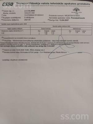 Volvo V60 2012 Rīga, ar dzinēja tilpumu 1.60 L un nobraukumu 292 tūkst. km par 5199 €, foto 16 vietnē AUTOMOTO.COM.LV