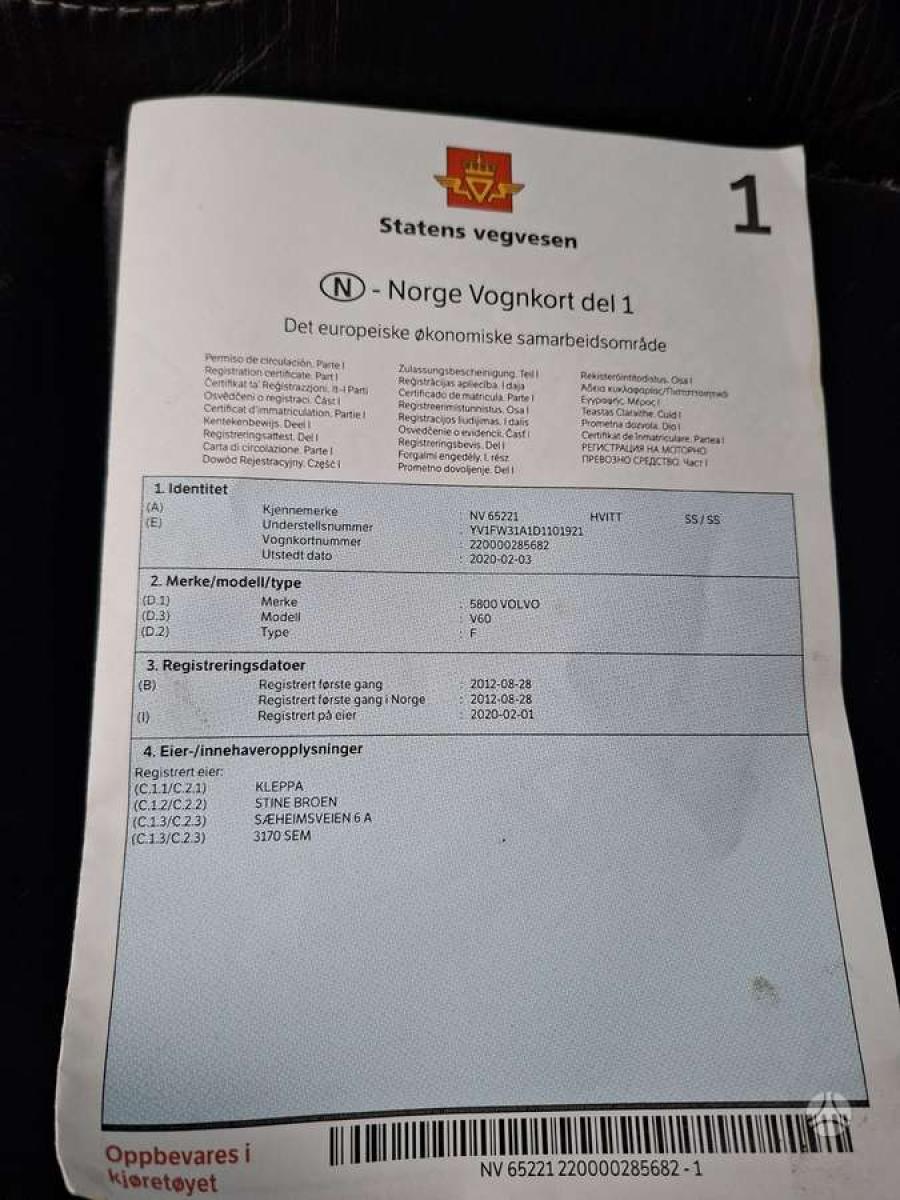 Красный Вольво B60 2012 в Пасвалис, объемом двигателя 1.98 л и пробегом 250 тыс. км за 4850 €, фото 16 на AUTOMOTO.COM.LV