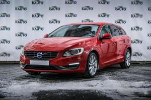 Sarkans Volvo V60 2014 Kauņa, ar dzinēja tilpumu 2.00 L un nobraukumu 287 tūkst. km par 7990 €, foto  vietnē AUTOMOTO.COM.LV