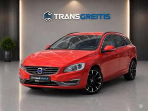 Red Volvo V60 2014 in Vilnius, with an engine capacity of 1.98 L and mileage of 296 thousand km for 6999 €, photo  on AUTOMOTO.COM.LV