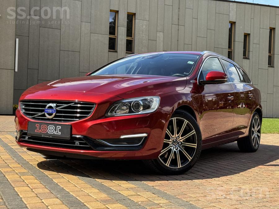 Sarkans Volvo V60 2015 Rīga, ar dzinēja tilpumu 2.40 L un nobraukumu 194 tūkst. km par 12300 €, foto 7 vietnē AUTOMOTO.COM.LV