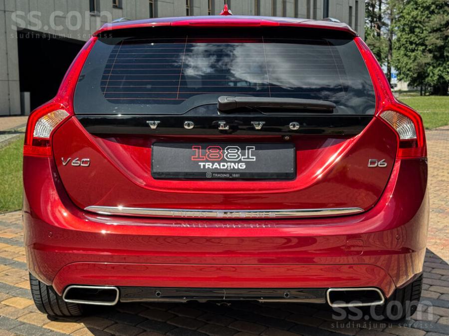 Sarkans Volvo V60 2015 Rīga, ar dzinēja tilpumu 2.40 L un nobraukumu 194 tūkst. km par 12300 €, foto 14 vietnē AUTOMOTO.COM.LV