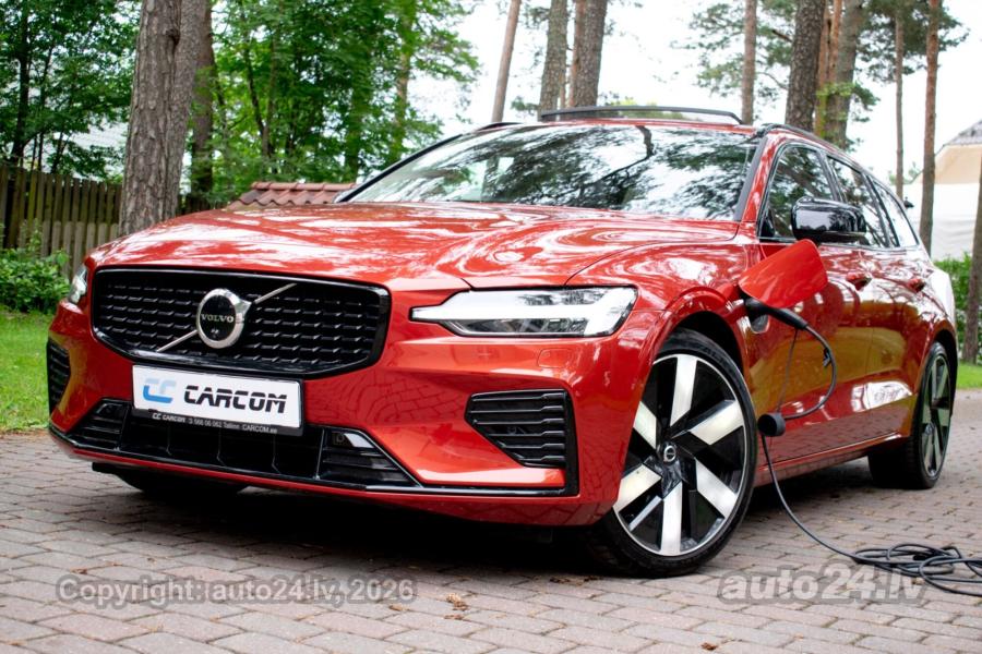 Sarkans Volvo V60 2022 Tallina, ar dzinēja tilpumu 2.00 L un nobraukumu 107 tūkst. km par 36990 €, foto 1 vietnē AUTOMOTO.COM.LV