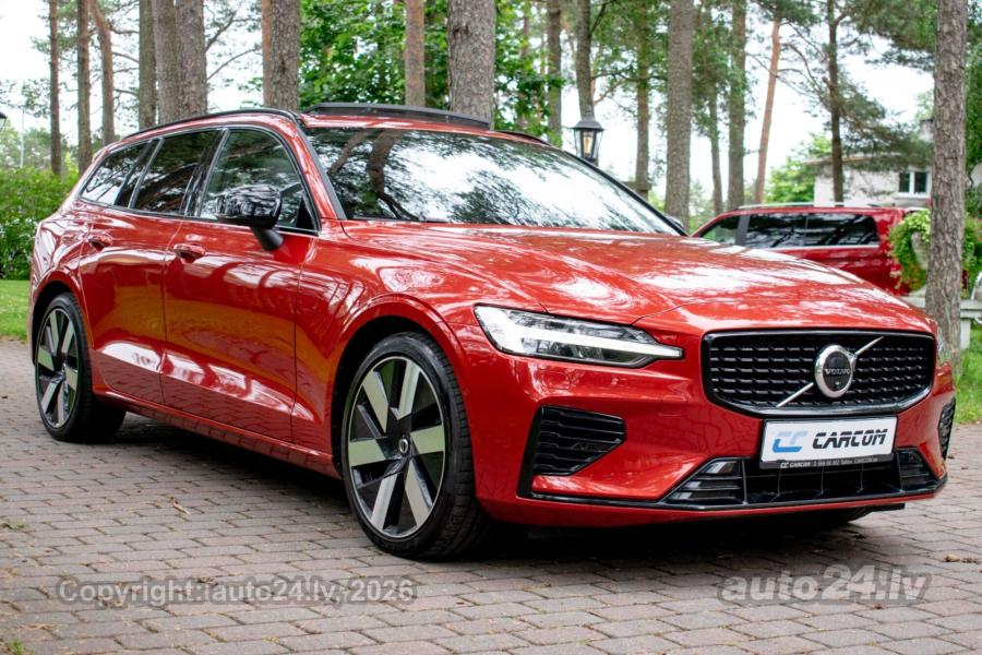 Sarkans Volvo V60 2022 Tallina, ar dzinēja tilpumu 2.00 L un nobraukumu 107 tūkst. km par 36990 €, foto 9 vietnē AUTOMOTO.COM.LV