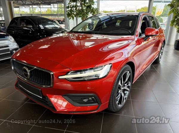 Red Volvo V60 2023 in Parnu, with an engine capacity of 2.00 L and mileage of 105 thousand km for 29990 €, photo 1 on AUTOMOTO.COM.LV