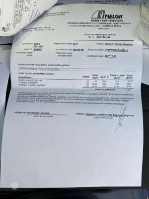 Volvo V60 2011 Viļņa, ar dzinēja tilpumu 1.98 L un nobraukumu 274 tūkst. km par 4350 €, foto 60 vietnē AUTOMOTO.COM.LV