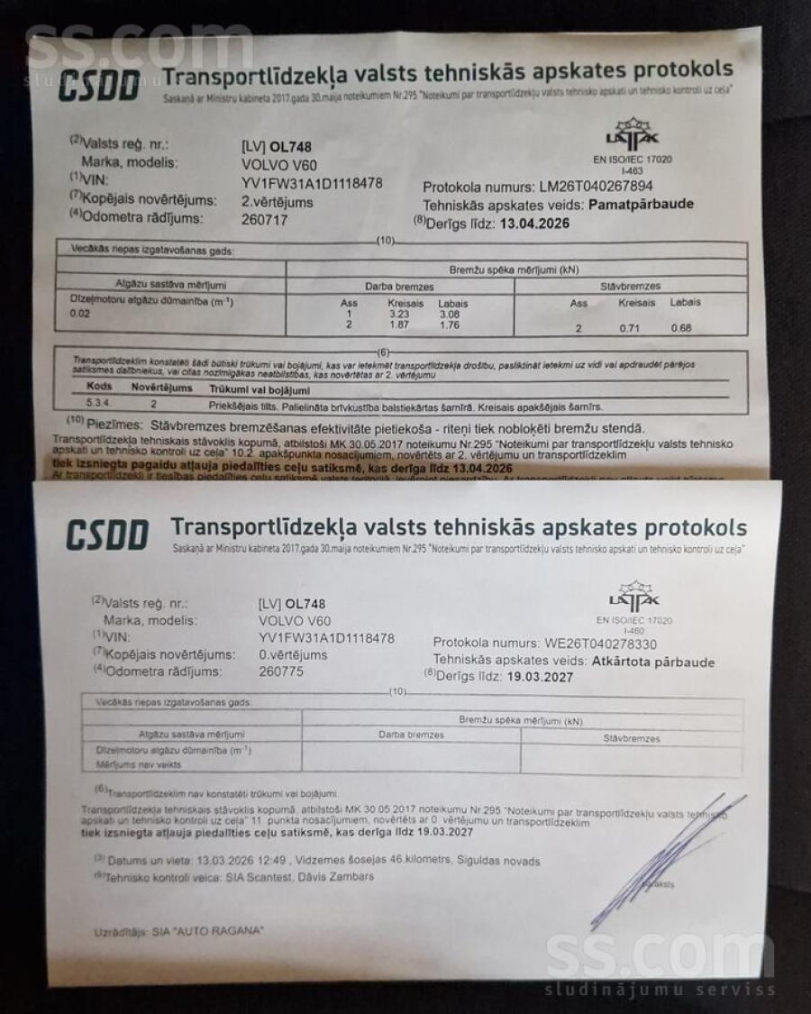 Вольво B60 2012 в Рига, объемом двигателя 2.00 л и пробегом 0 тыс. км за 6750 €, фото 35 на AUTOMOTO.COM.LV