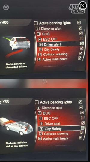 Volvo V60 2014 Alīta, ar dzinēja tilpumu 2.40 L un nobraukumu 316 tūkst. km par 9750 €, foto 25 vietnē AUTOMOTO.COM.LV