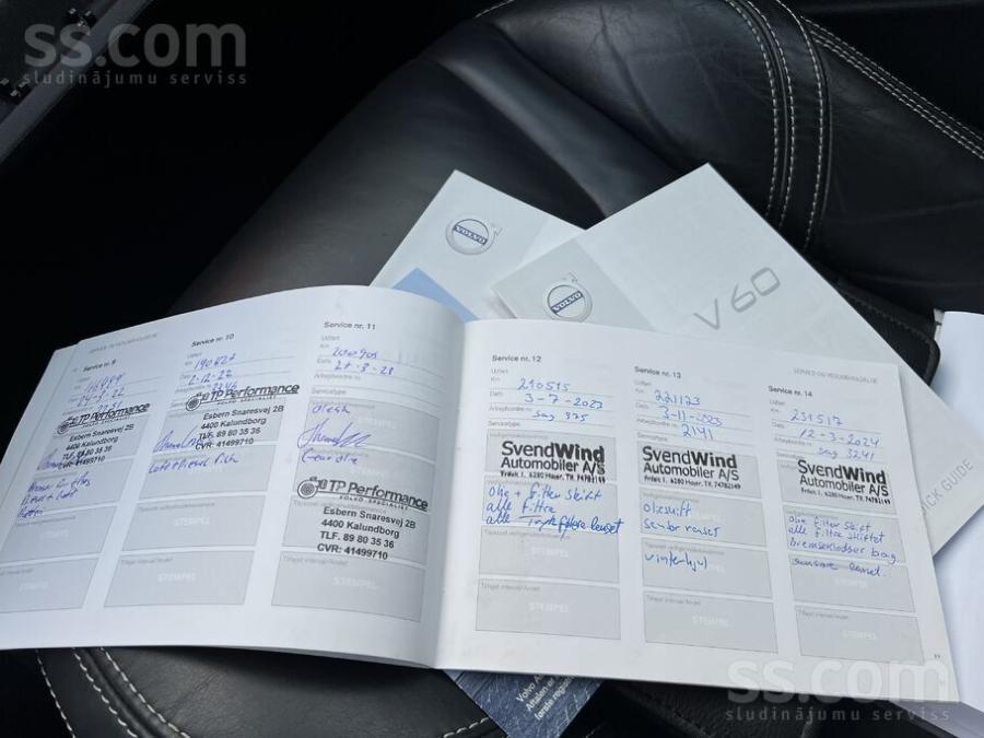 Volvo V60 2016 in Jelgava, with an engine capacity of 2.00 L and mileage of 264 thousand km for 12100 €, photo 35 on AUTOMOTO.COM.LV