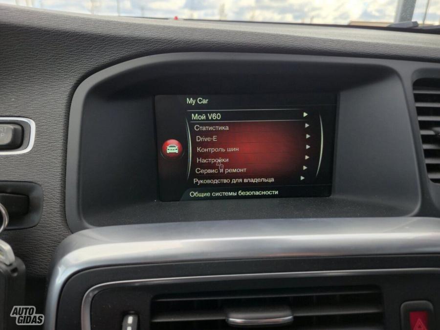 Volvo V60 2016 in Vilnius, with an engine capacity of 2.00 L and mileage of 218 thousand km for 9300 €, photo 31 on AUTOMOTO.COM.LV