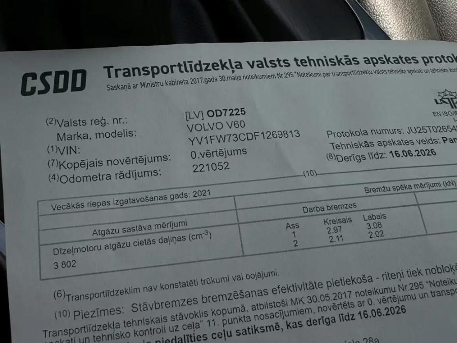 Белый Вольво B60 2012 в Юрмала, объемом двигателя 2.00 л и пробегом 221 тыс. км за 7390 €, фото 34 на AUTOMOTO.COM.LV