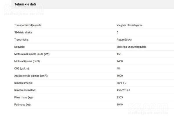 Белый Вольво B60 2013 в Рига, объемом двигателя 2.40 л и пробегом 308 тыс. км за 6500 €, фото 5 на AUTOMOTO.COM.LV