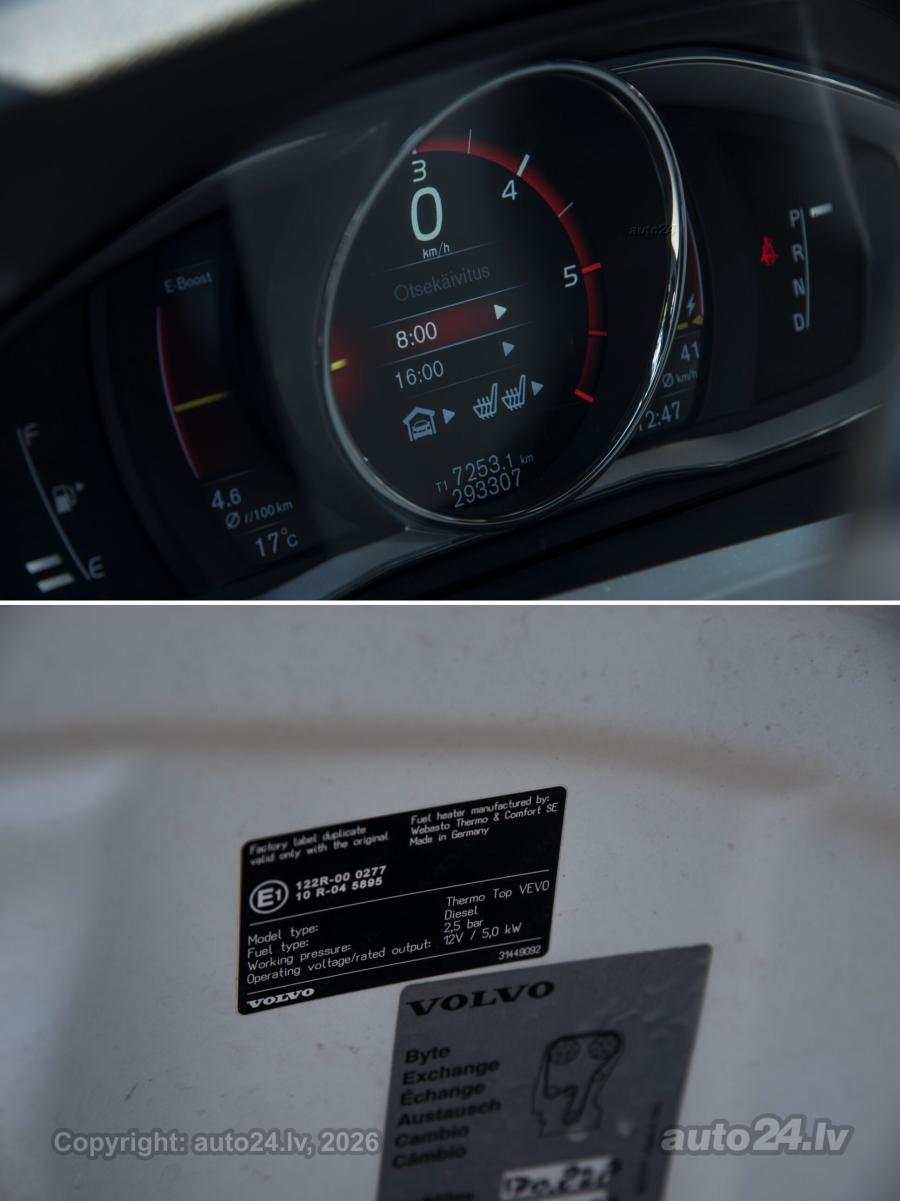 Balts Volvo V60 2015 Pērnava, ar dzinēja tilpumu 2.40 L un nobraukumu 293 tūkst. km par 9999 €, foto 17 vietnē AUTOMOTO.COM.LV