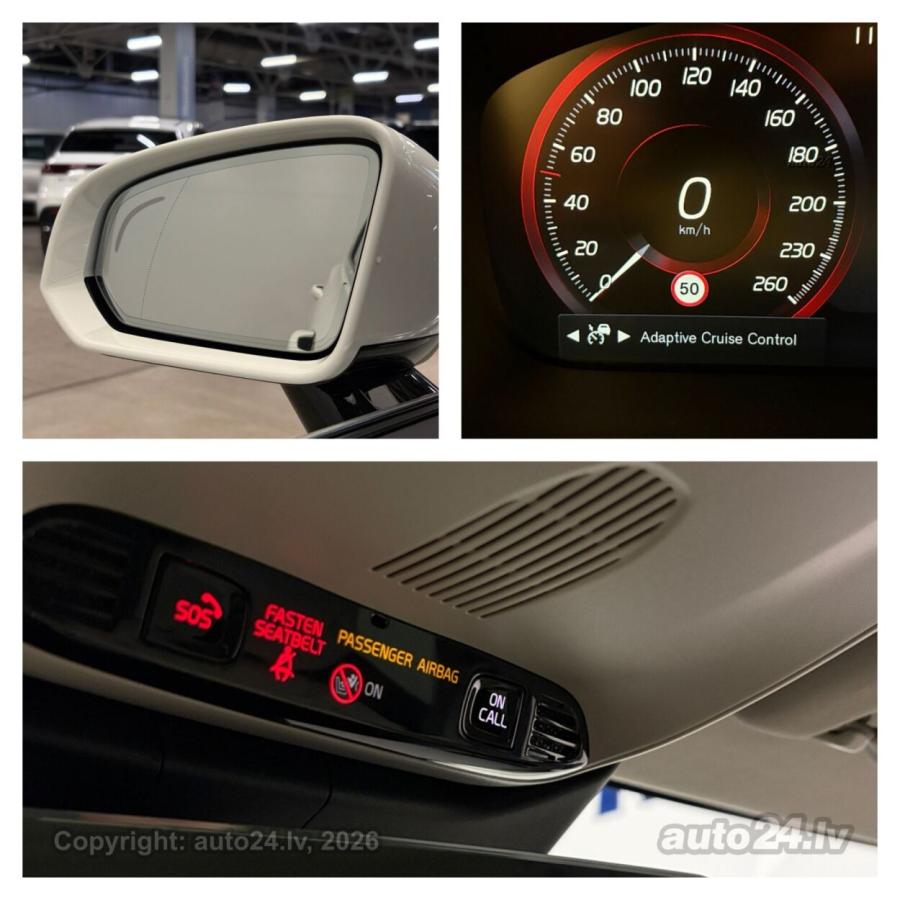 White Volvo V60 2019 in Tallinn, with an engine capacity of 2.00 L and mileage of 99 thousand km for 23900 €, photo 11 on AUTOMOTO.COM.LV