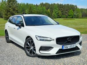 White Volvo V60 2019 in Ogre, with an engine capacity of 2.00 L and mileage of 211 thousand km for 12500 €, photo  on AUTOMOTO.COM.LV
