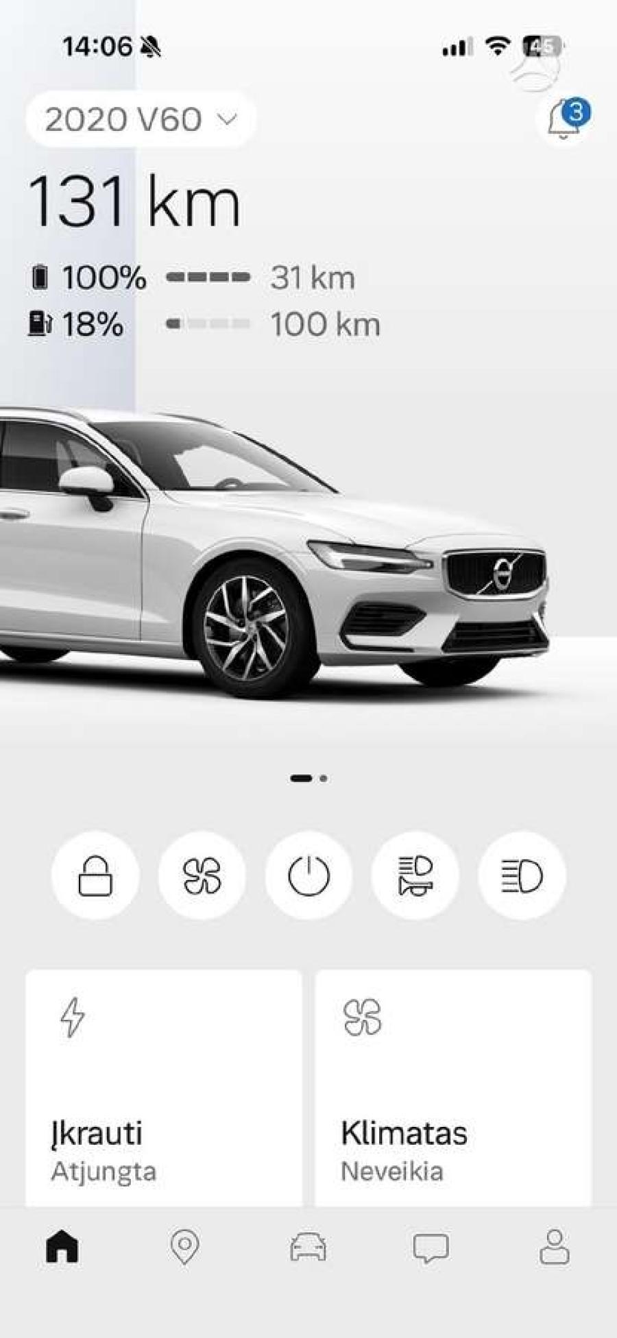 White Volvo V60 2020 in Taurage, with an engine capacity of 1.97 L and mileage of 167 thousand km for 19300 €, photo 31 on AUTOMOTO.COM.LV