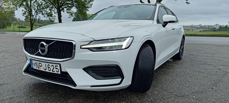 Balts Volvo V60 2021 Kauņa, ar dzinēja tilpumu 2.00 L un nobraukumu 215 tūkst. km par 15700 €, foto 1 vietnē AUTOMOTO.COM.LV