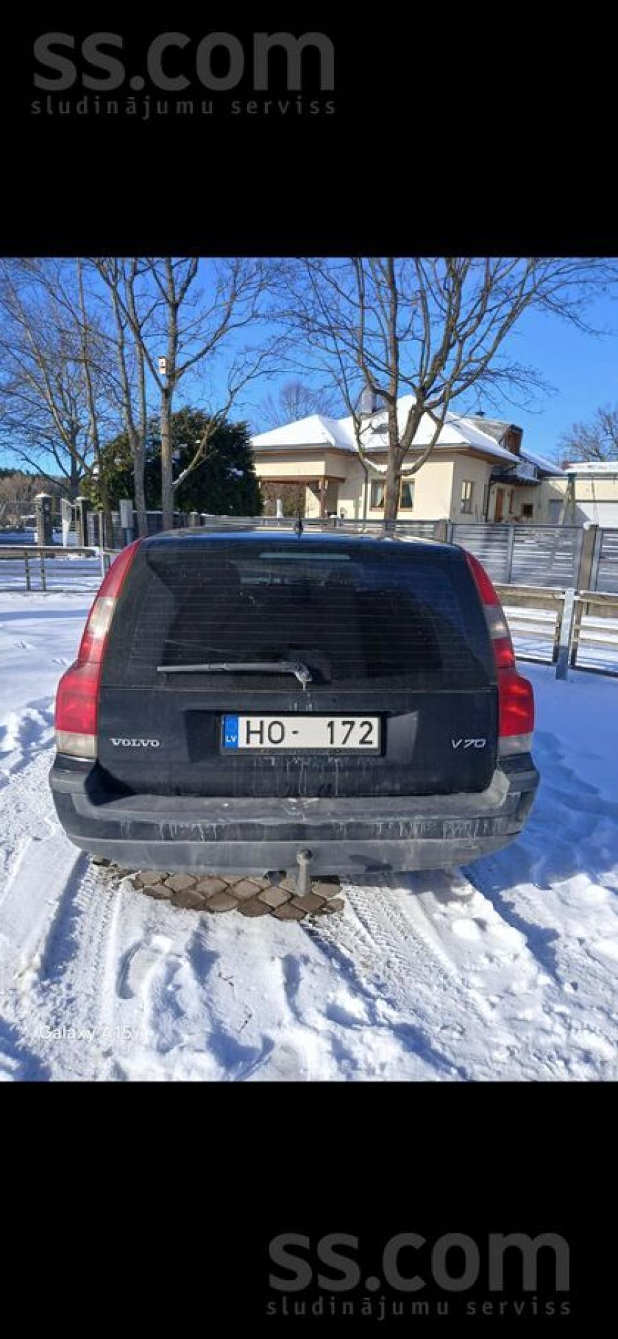 Black Volvo V70 2000 in Riga, with an engine capacity of 2.50 L and mileage of 0 thousand km for 1300 €, photo 2 on AUTOMOTO.COM.LV