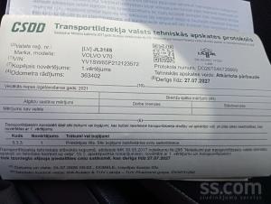 Melns Volvo V70 2001 Jūrmala, ar dzinēja tilpumu 2.40 L un nobraukumu 364 tūkst. km par 1500 €, foto 12 vietnē AUTOMOTO.COM.LV