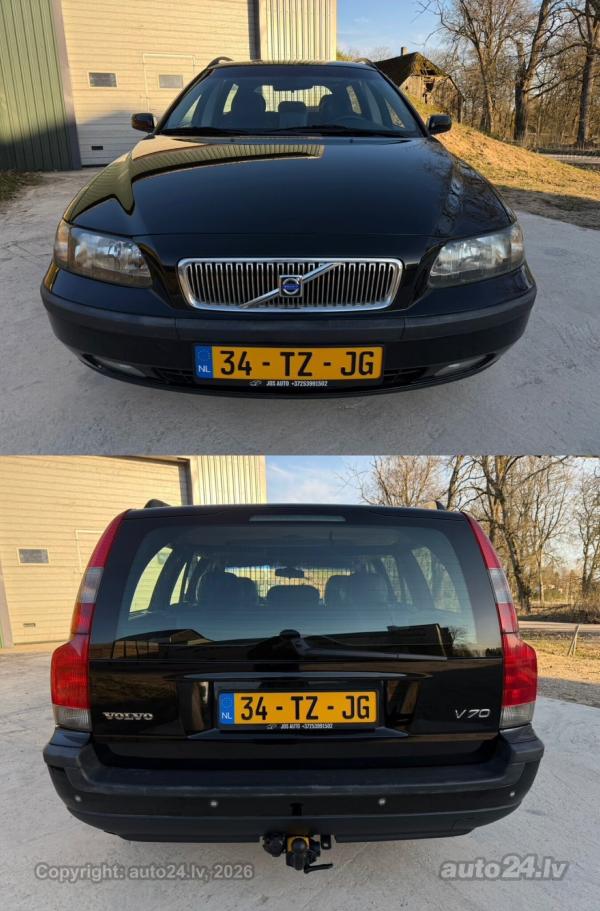 Melns Volvo V70 2003 Viljandi, ar dzinēja tilpumu 2.40 L un nobraukumu 497 tūkst. km par 3390 €, foto 6 vietnē AUTOMOTO.COM.LV