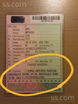 Melns Volvo V70 2004 Preiļi, ar dzinēja tilpumu 2.40 L un nobraukumu 441 tūkst. km par 2000 €, foto 3 vietnē AUTOMOTO.COM.LV