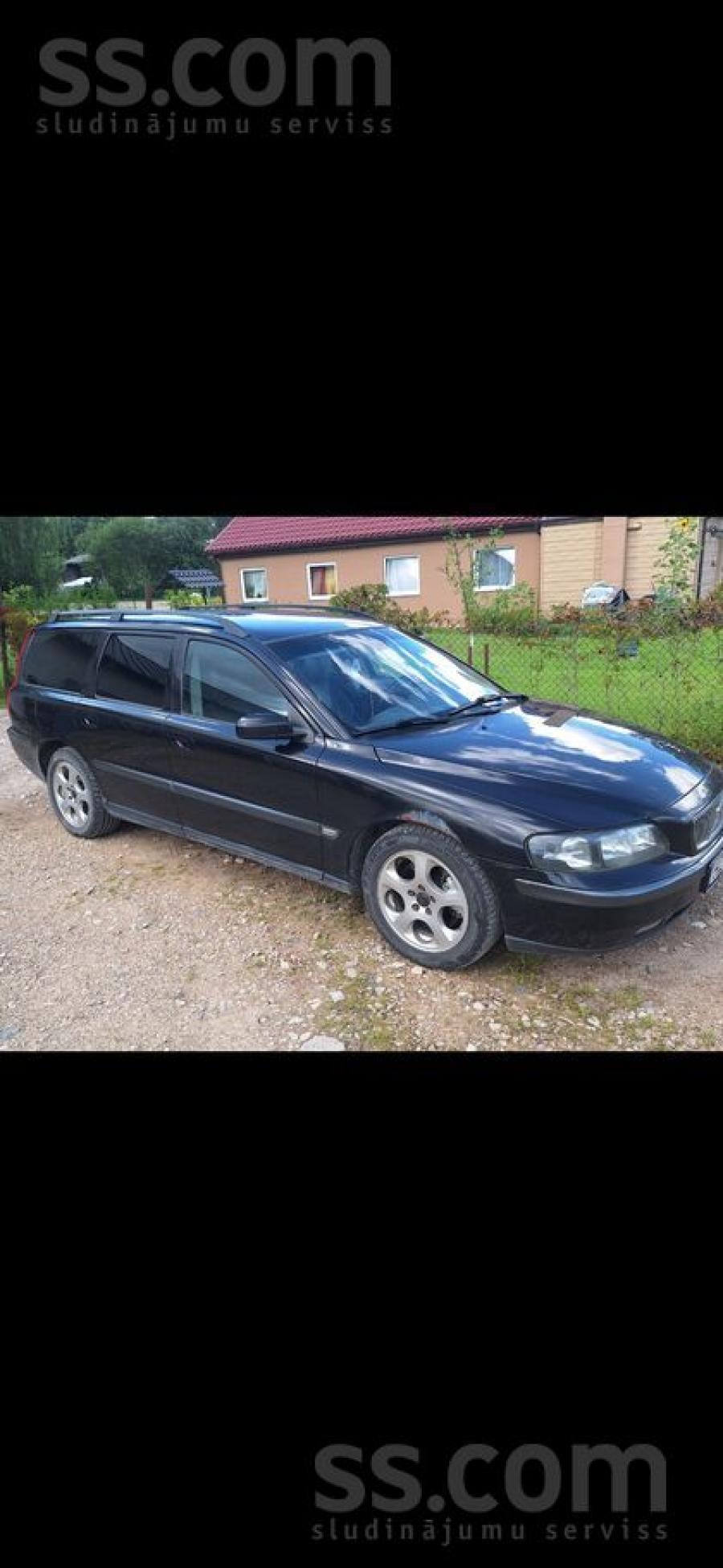 Melns Volvo V70 2004 Ogre, ar dzinēja tilpumu 2.40 L un nobraukumu 370 tūkst. km par 1300 €, foto 1 vietnē AUTOMOTO.COM.LV