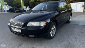 Melns Volvo V70 2005 Viļņa, ar dzinēja tilpumu 2.40 L un nobraukumu 410 tūkst. km par 1350 €, foto  vietnē AUTOMOTO.COM.LV