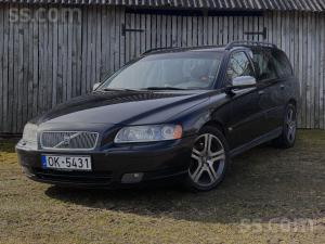 Melns Volvo V70 2005 Tukums, ar dzinēja tilpumu 2.40 L un nobraukumu 360 tūkst. km par 1800 €, foto  vietnē AUTOMOTO.COM.LV