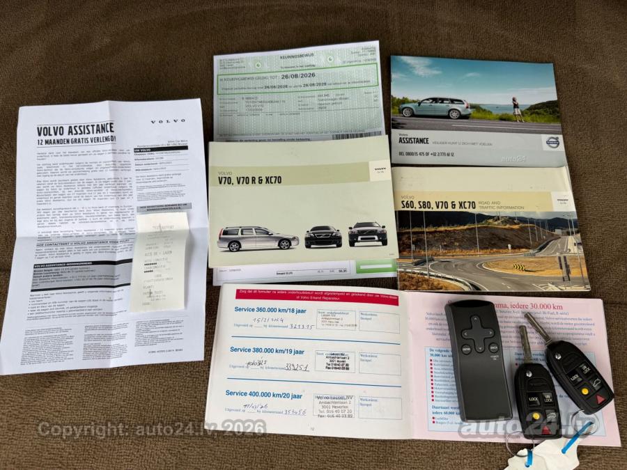 Melns Volvo V70 2005 Tallina, ar dzinēja tilpumu 2.40 L un nobraukumu 355 tūkst. km par 3790 €, foto 17 vietnē AUTOMOTO.COM.LV