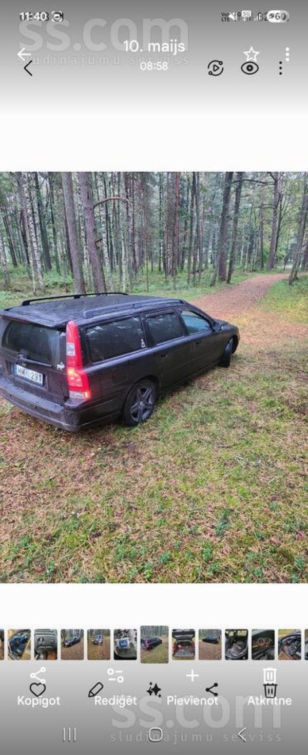 Черный Вольво В70 2006 в Лимбажи, объемом двигателя 2.40 л и пробегом 430 тыс. км за 1800 €, фото 4 на AUTOMOTO.COM.LV