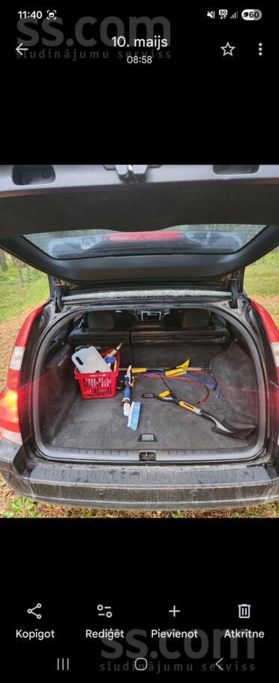 Melns Volvo V70 2006 Limbaži, ar dzinēja tilpumu 2.40 L un nobraukumu 430 tūkst. km par 1800 €, foto 6 vietnē AUTOMOTO.COM.LV