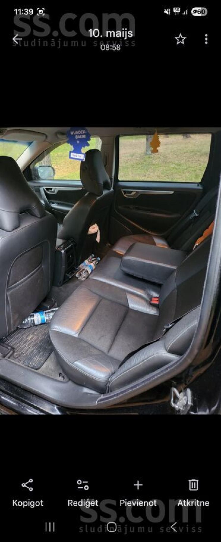 Melns Volvo V70 2006 Limbaži, ar dzinēja tilpumu 2.40 L un nobraukumu 430 tūkst. km par 1800 €, foto 7 vietnē AUTOMOTO.COM.LV