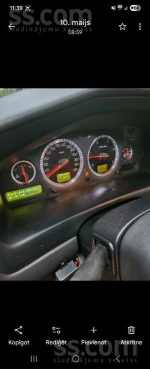 Melns Volvo V70 2006 Limbaži, ar dzinēja tilpumu 2.40 L un nobraukumu 430 tūkst. km par 1800 €, foto 8 vietnē AUTOMOTO.COM.LV