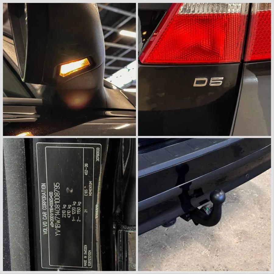 Black Volvo V70 2007 in Jurmala, with an engine capacity of 2.40 L and mileage of 456 thousand km for 4850 €, photo 26 on AUTOMOTO.COM.LV