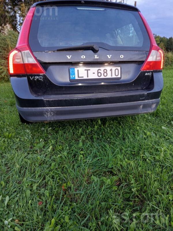 Volvo V70 2008 in Preili on AUTOMOTO.COM.LV Black Volvo V70 2008 in Preili, with an engine capacity of 2.40 L and mileage of 299 thousand km for 3500 €, photo 3 on AUTOMOTO.COM.LV