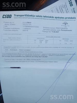 Melns Volvo V70 2008 Preiļi, ar dzinēja tilpumu 2.40 L un nobraukumu 299 tūkst. km par 3500 €, foto 11 vietnē AUTOMOTO.COM.LV