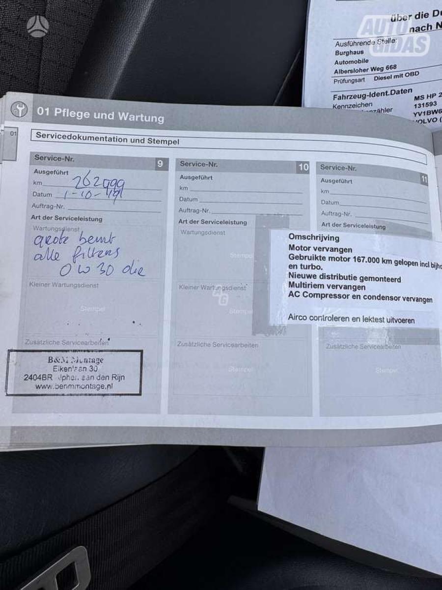 Melns Volvo V70 2009 Jonava, ar dzinēja tilpumu 2.40 L un nobraukumu 392 tūkst. km par 3350 €, foto 19 vietnē AUTOMOTO.COM.LV