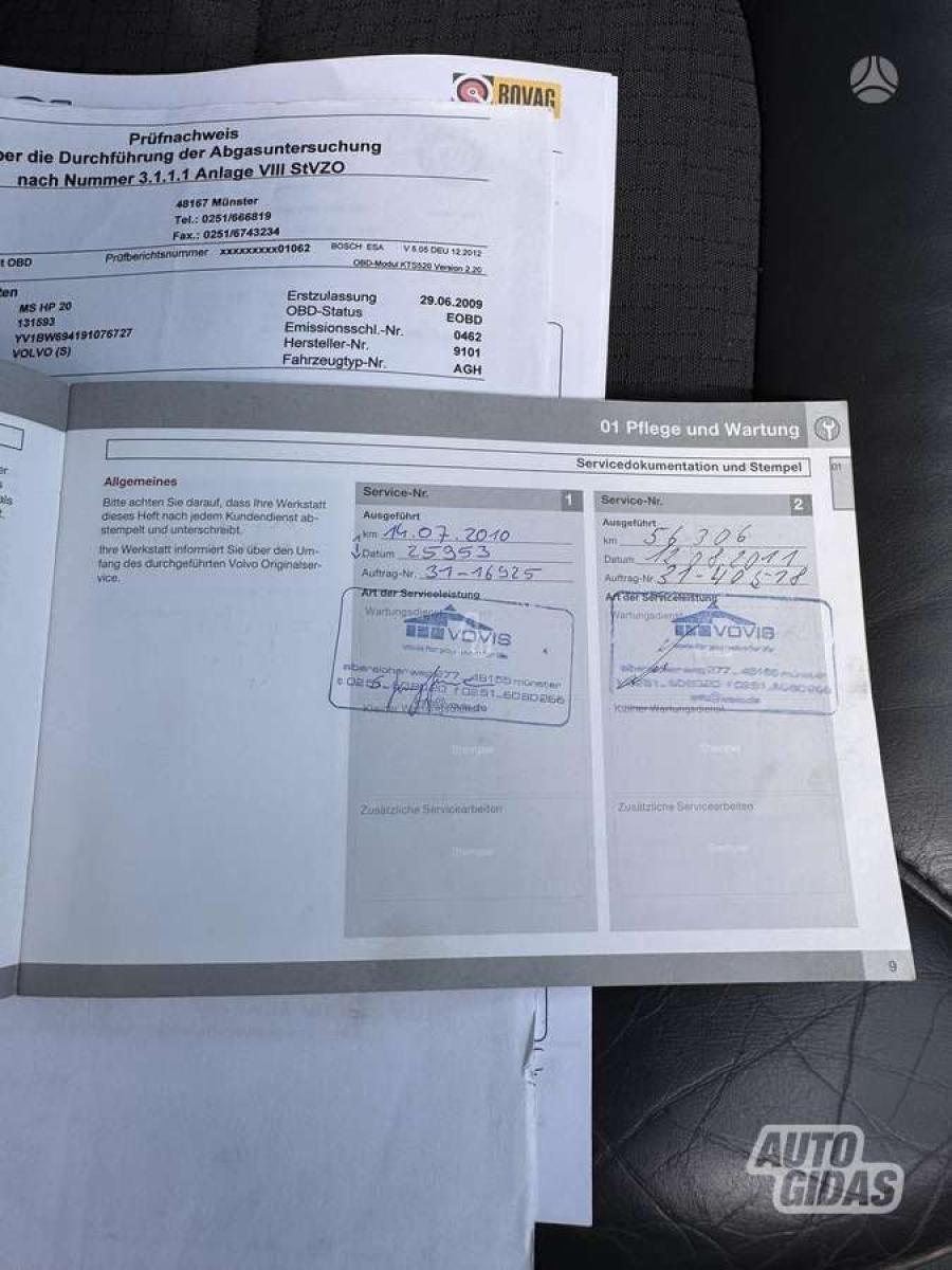 Melns Volvo V70 2009 Jonava, ar dzinēja tilpumu 2.40 L un nobraukumu 392 tūkst. km par 3350 €, foto 21 vietnē AUTOMOTO.COM.LV