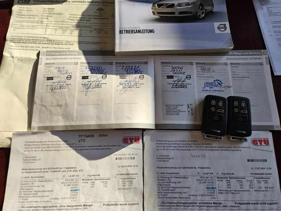 Черный Вольво В70 2011 в Екабпилс, объемом двигателя 2.00 л и пробегом 329 тыс. км за 6290 €, фото 29 на AUTOMOTO.COM.LV