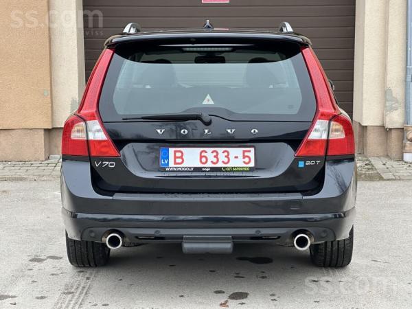 Black Volvo V70 2012 in Ogre, with an engine capacity of 2.00 L and mileage of 227 thousand km for 7399 €, photo 5 on AUTOMOTO.COM.LV