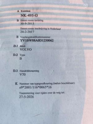 Melns Volvo V70 2013 Kauņa, ar dzinēja tilpumu 1.98 L un nobraukumu 290 tūkst. km par 5495 €, foto 34 vietnē AUTOMOTO.COM.LV